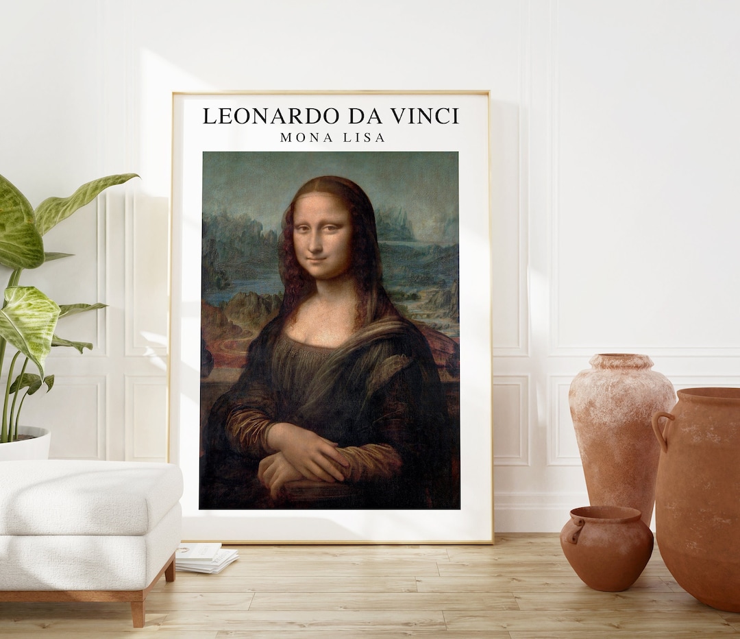 Leonardo Da Vinci - Mona Lisa Poster, Instant Digital Downloadable and ...