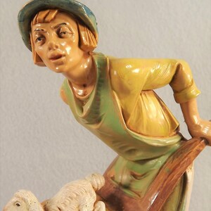 Fontanini Nativity Darius Shepherd Figurine 326, Italy Depose Fountain ...