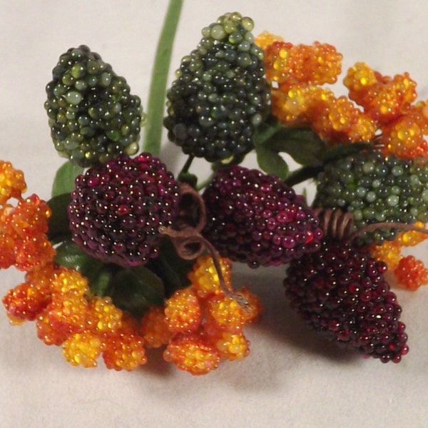 Glass Berries - Etsy
