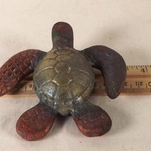 Ben Diller Raku Pottery Sea Turtles, Iridescent, Hawaiian Art, Signed ...