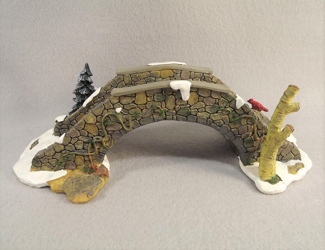 Lemax Olde Stone Bridge, Village Landscape Collection, Poly Resin, 9 ...