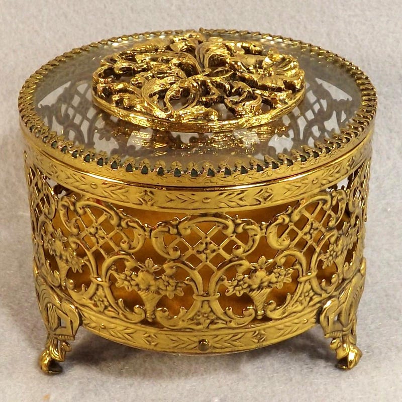 Jewelry Caskets Ormolu - Etsy