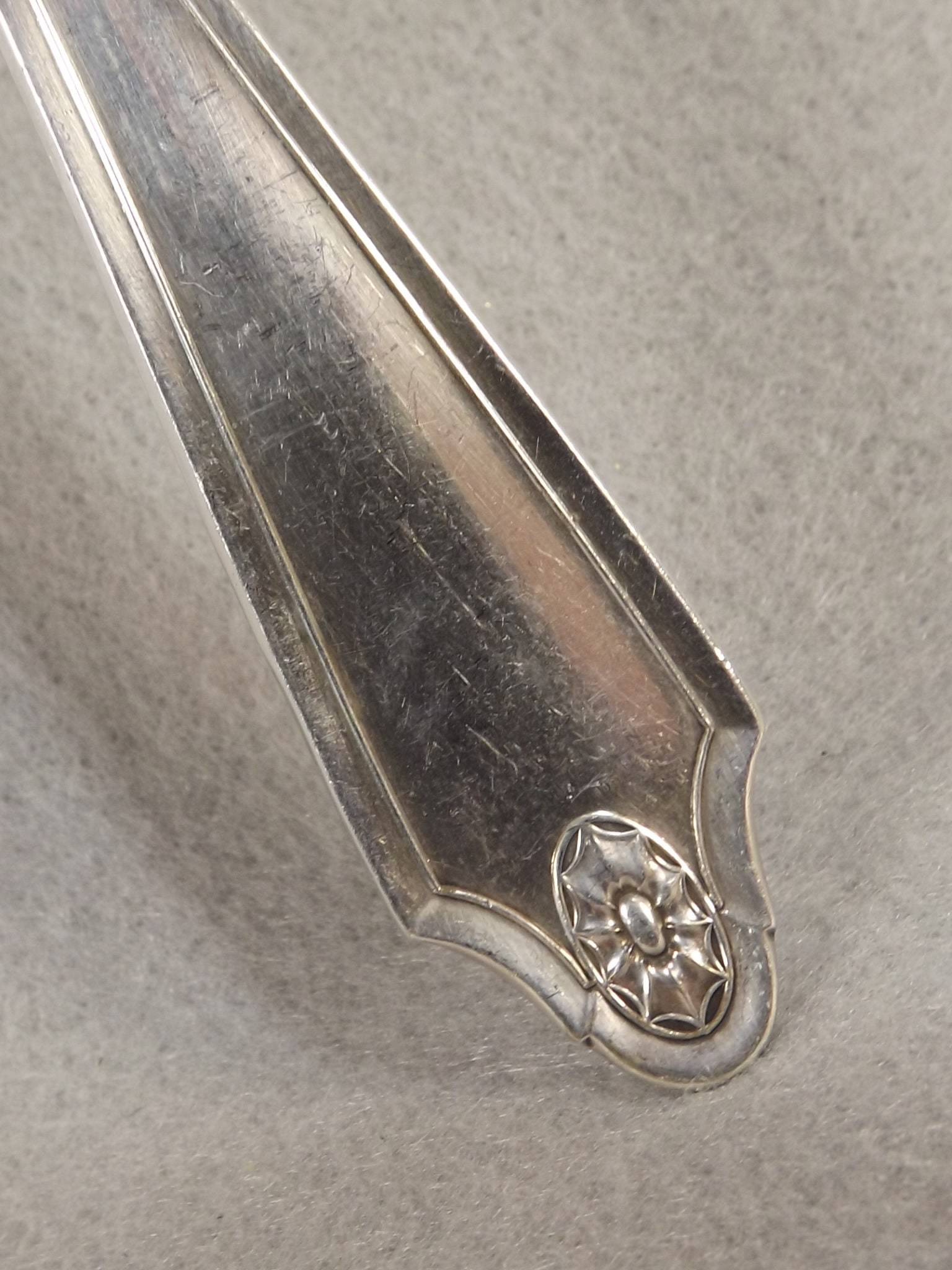 Oneida Cold Meat Fork, Georgian Pattern, Ca 1912, Silver Plate Flatware ...