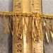 Gold Metallic Vintage Sparse Fringe Trim 1970s Bullion Sewing - Etsy