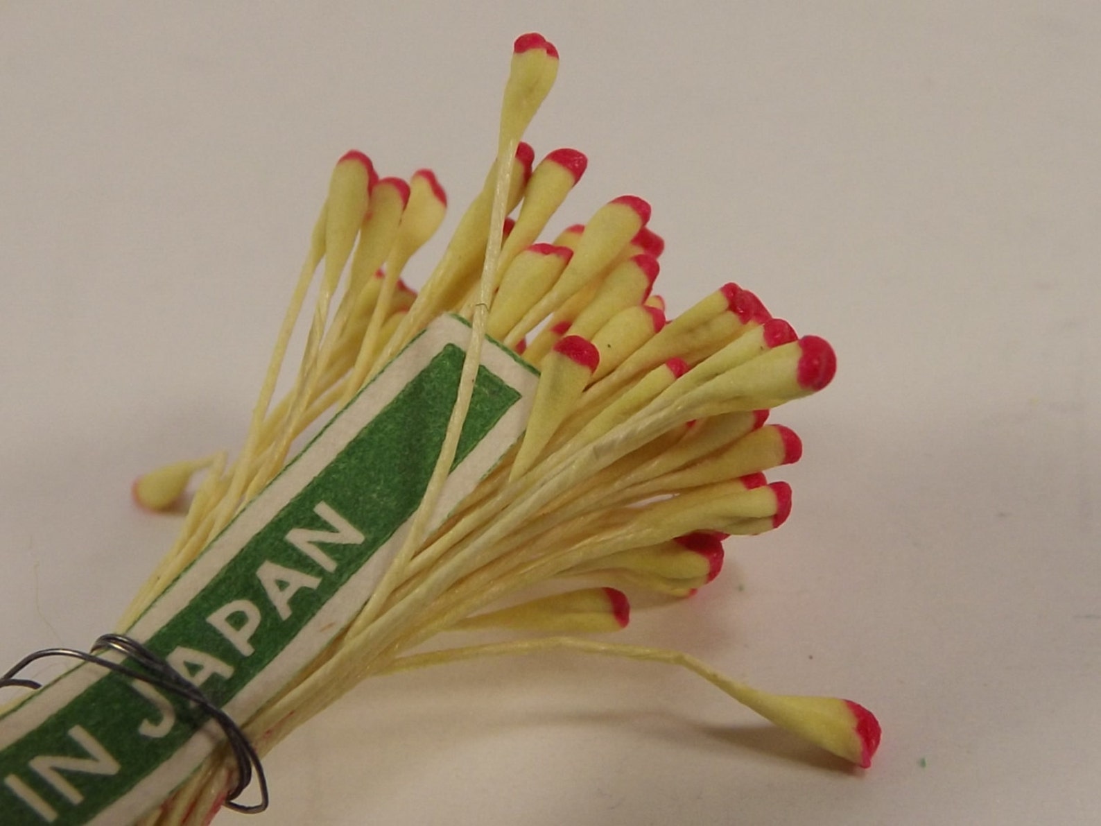 Vintage Red Tip Cream Color Stamens Weddings Corsages Dolls Crafts ...