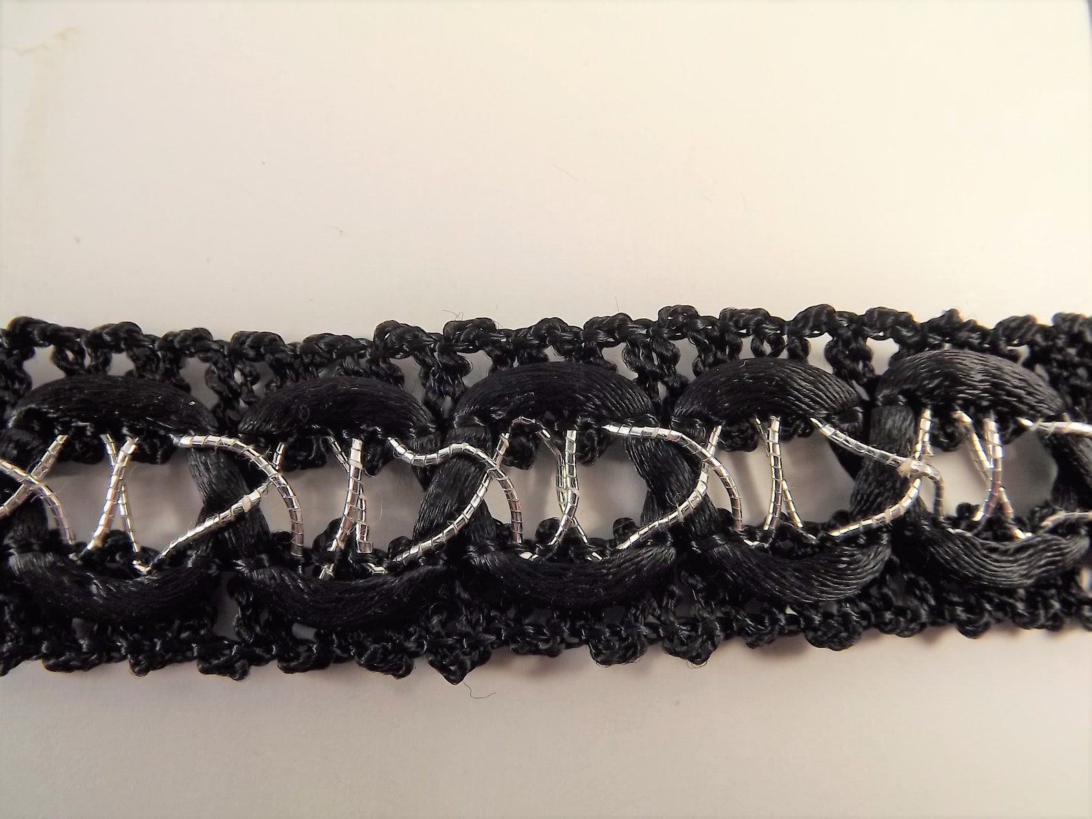 Vintage Black French Braid Gimp High End Gimp for Costumes, Upholstery ...
