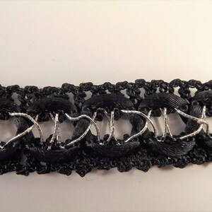 Vintage Black French Braid Gimp High End Gimp for Costumes, Upholstery ...