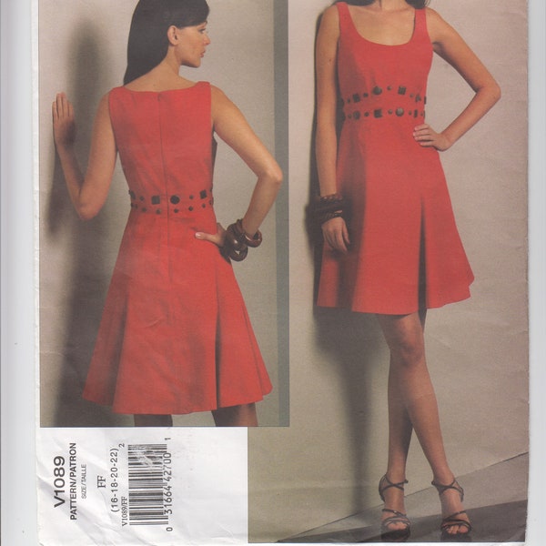 Fit and Flare Dress Pattern - Etsy