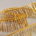 Gold Metallic Vintage Sparse Fringe Trim 1970s Bullion Sewing - Etsy