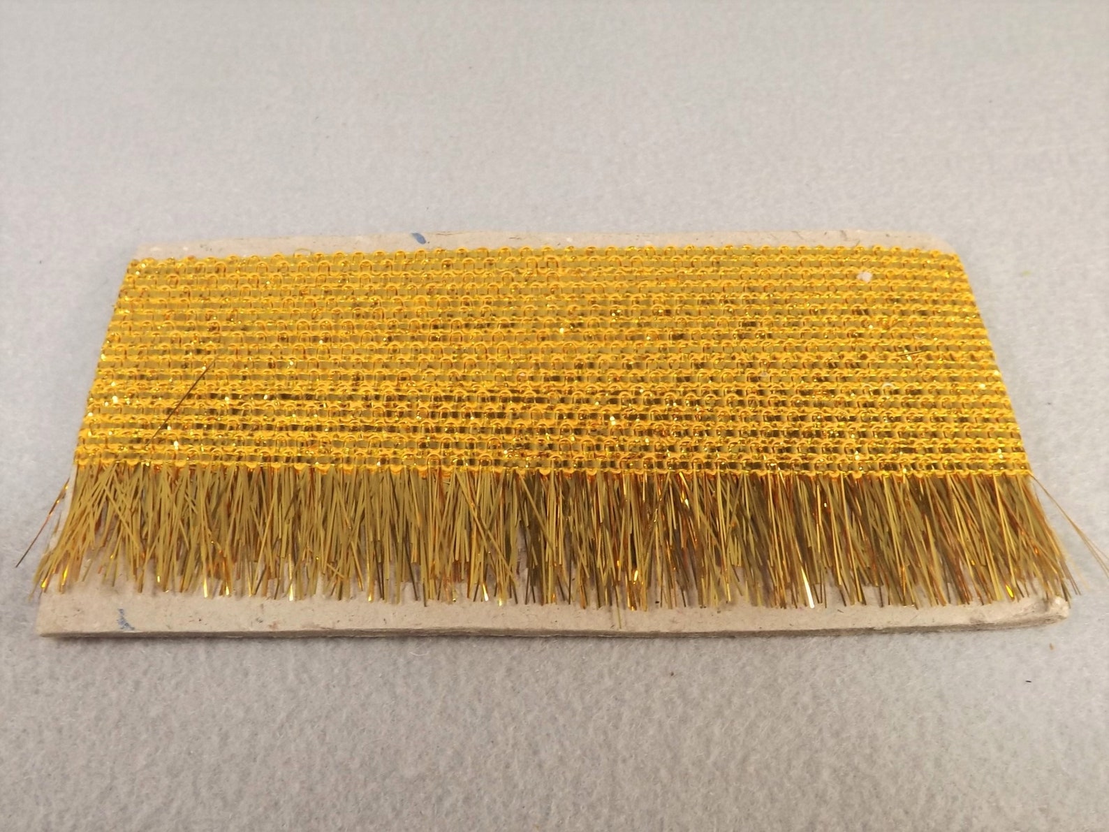 Gold Metallic Vintage Sparse Fringe Trim 1970s Bullion Sewing | Etsy