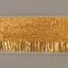 Gold Metallic Vintage Sparse Fringe Trim 1970s Bullion Sewing - Etsy