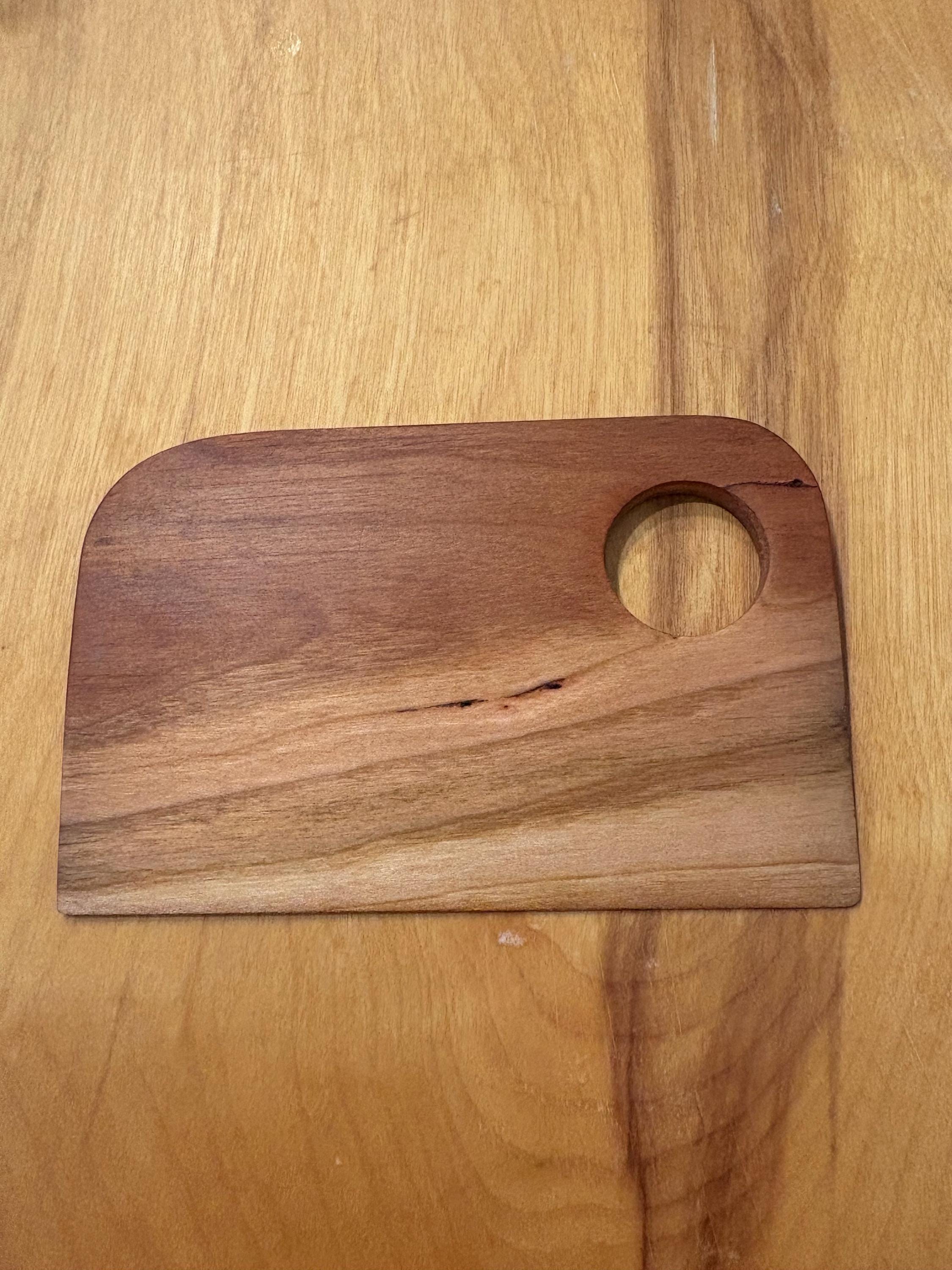 Handmade Cherry/dark Walnut Bench Scraper: Pastry Dough Knife - Etsy