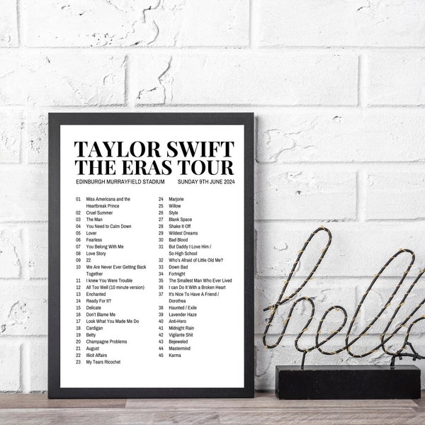 Eras Edinburgh Poster - Etsy