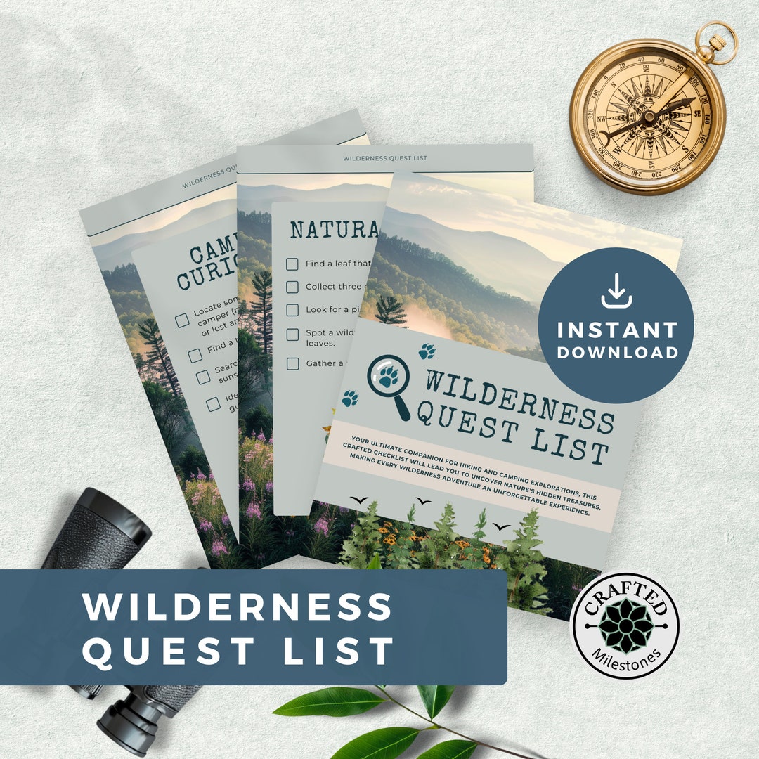 Great Smoky Nature Scavenger Hunt | Outdoor Wilderness Adventure ...