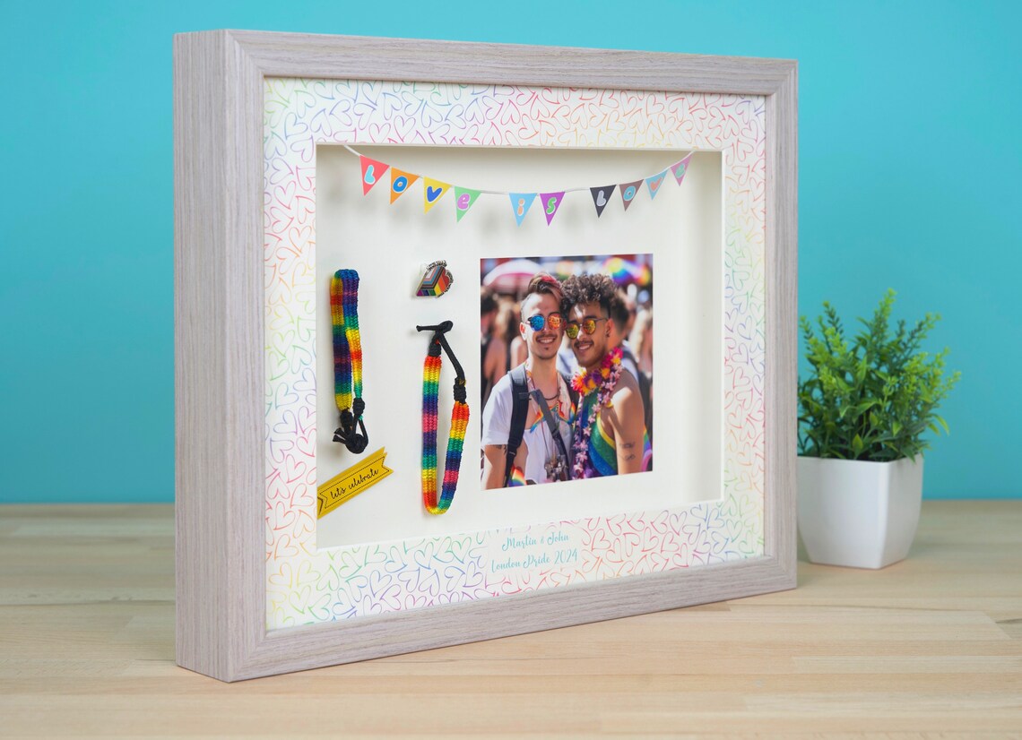 Handcrafted Shadow Box Frame: Solid Wood Keepsake Display - Etsy