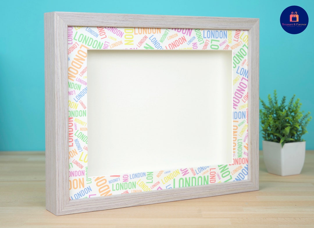 Handcrafted Shadow Box Frame: Solid Wood Keepsake Display - Etsy