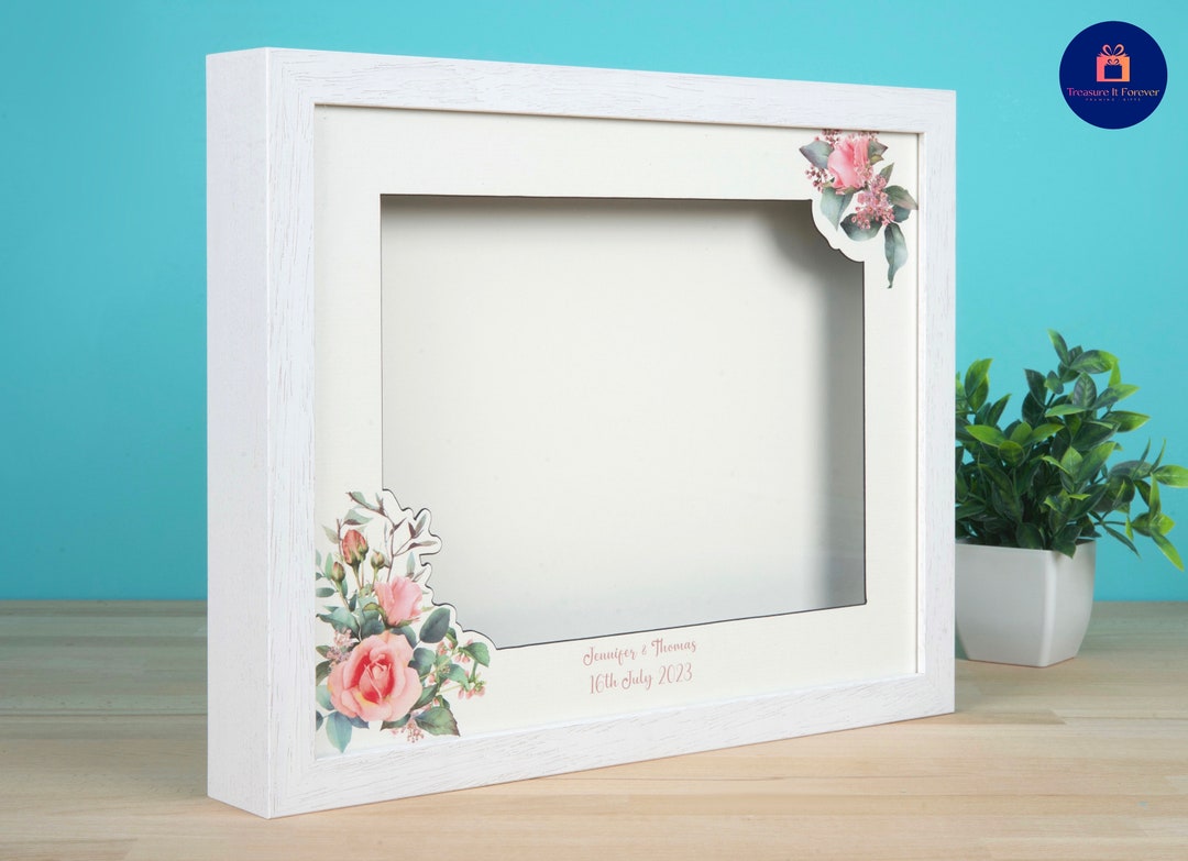 Handcrafted Deep Shadow Box Frames Celebrating Wedding + - Perfect for ...