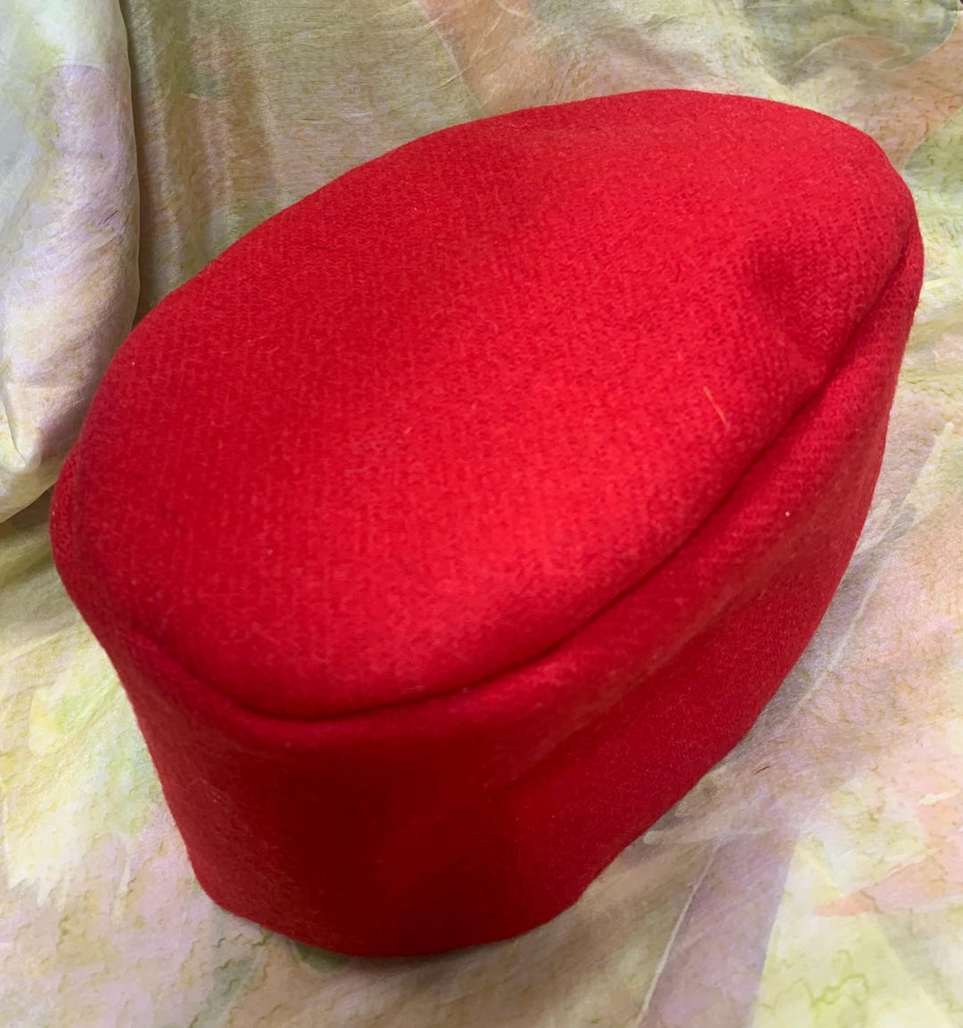 Medieval Pillbox Hat Made of 100% Wool, Size S - Etsy