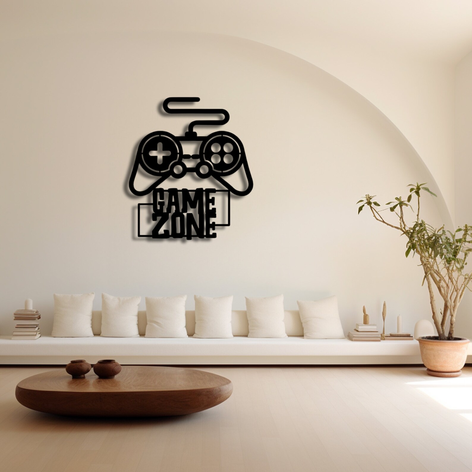 Game Zone Metal Wall Art, Gaming Room Wall Art, Video Game Decor, Gift ...