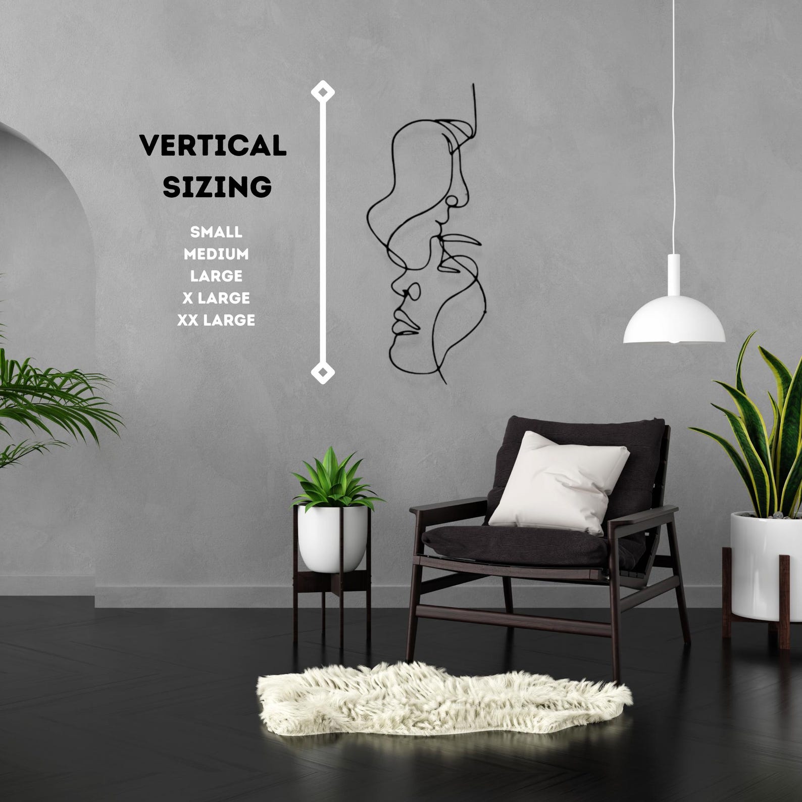 One Line Couple Metal Wall Art, Minimalist Love Line Drawing Decor ...