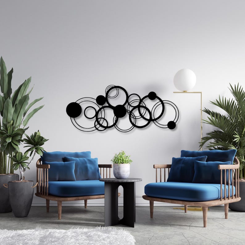 Geometric Metal Circle Wall Art: Caliope 3D Sculpture - Etsy Hong Kong