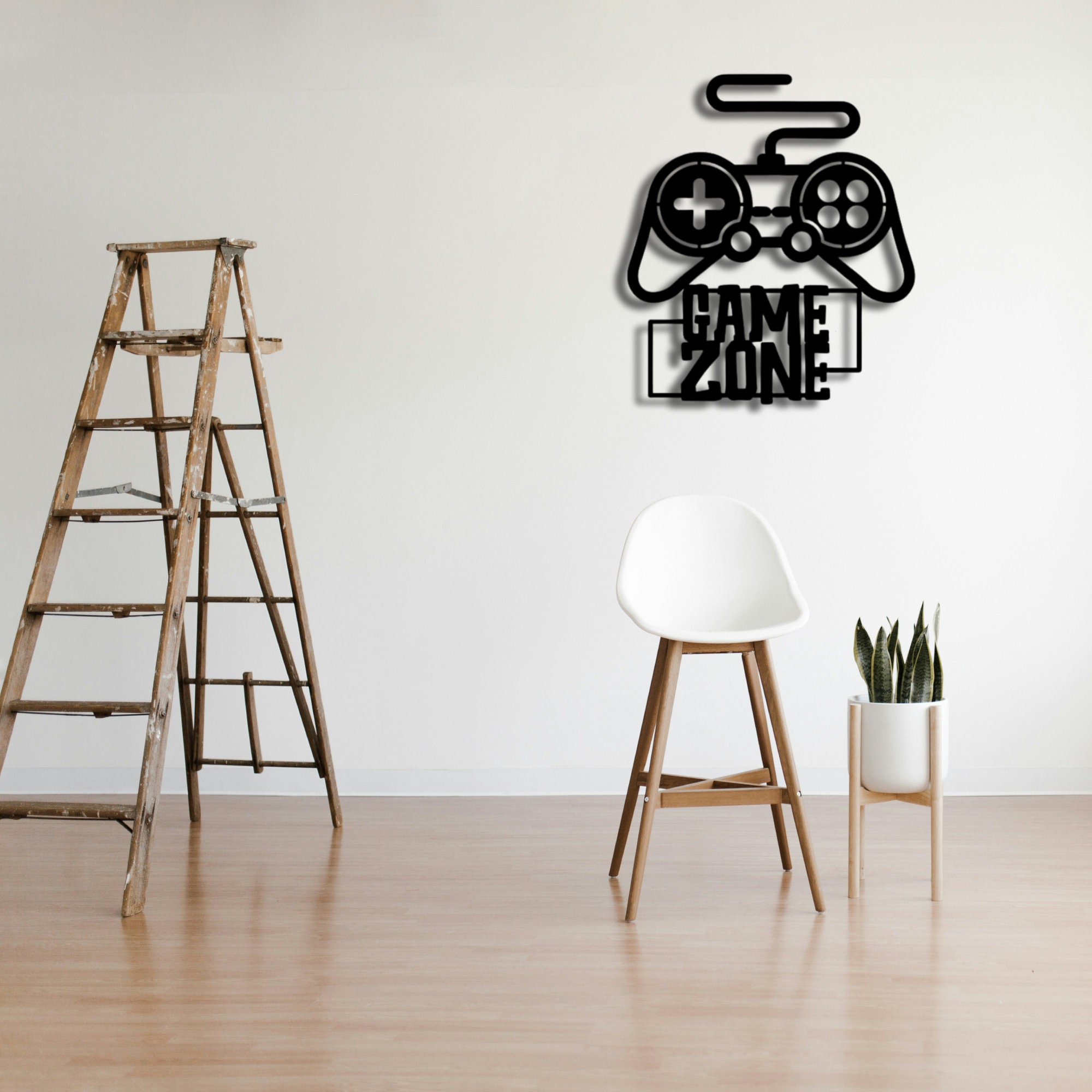 Game Zone Metal Wall Art, Gaming Room Wall Art, Video Game Decor, Gift ...