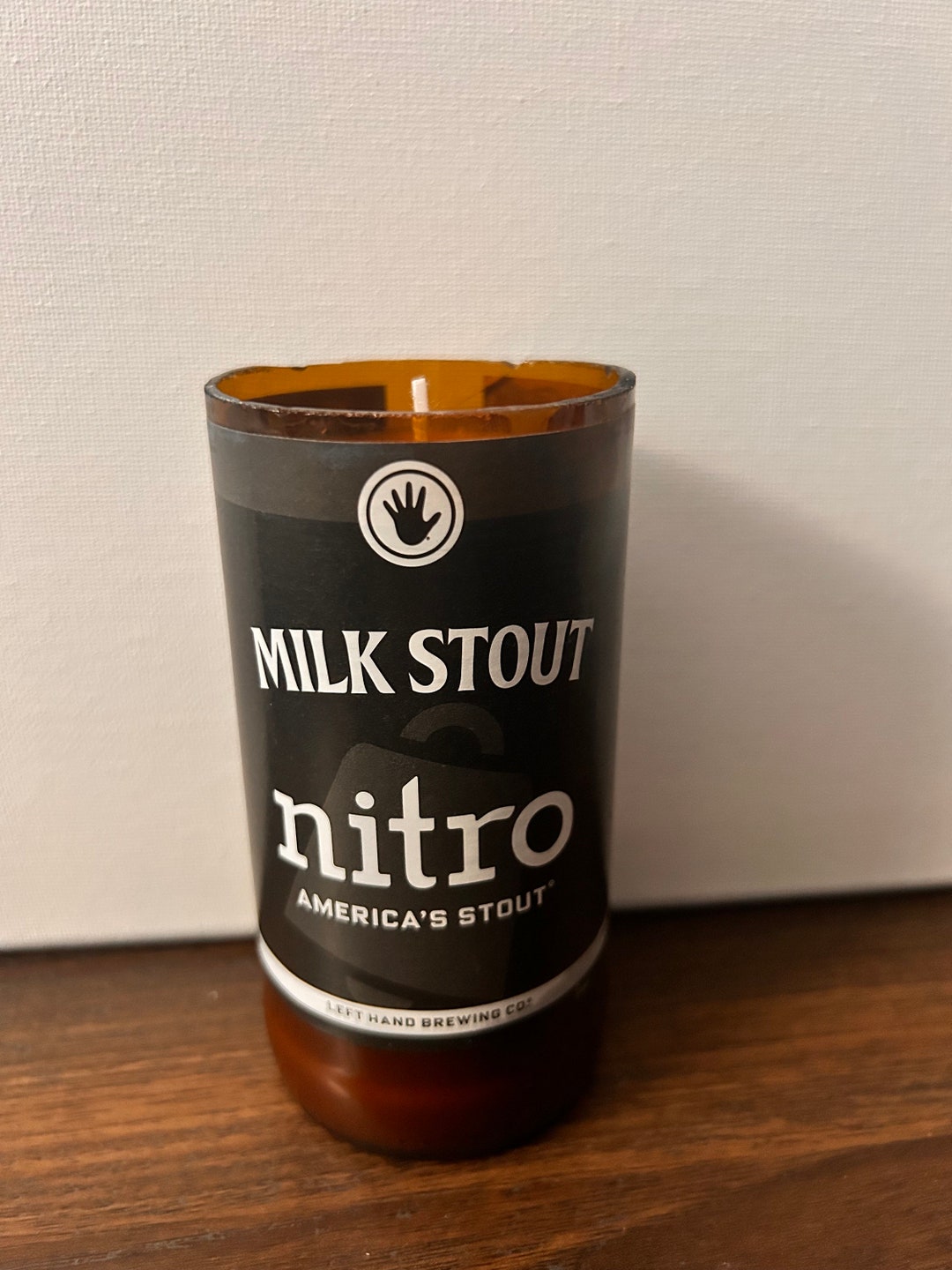 Various Scented Candles in Beer Bottles harp Lager, Milk Stout, Miller ...