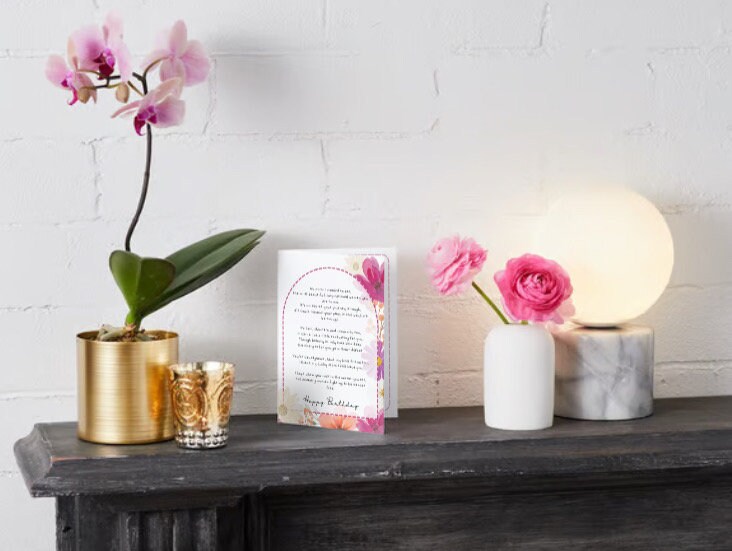 Cancer Birthday Card, Breast Cancer Support Card, Happy Birthday Card ...