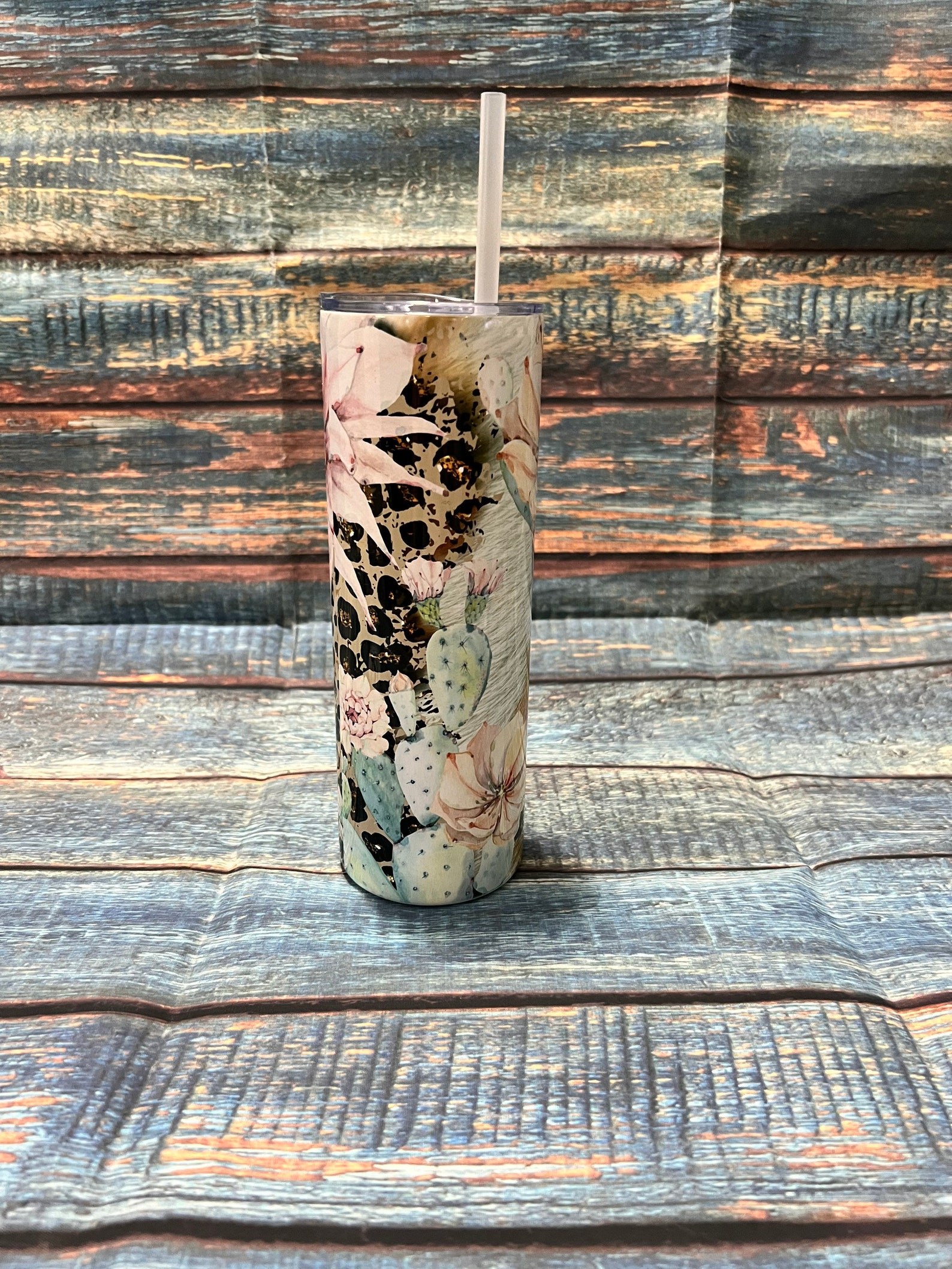 Tumbler Metal Tumbler Cactus Tumbler Metal Tumbler - Etsy