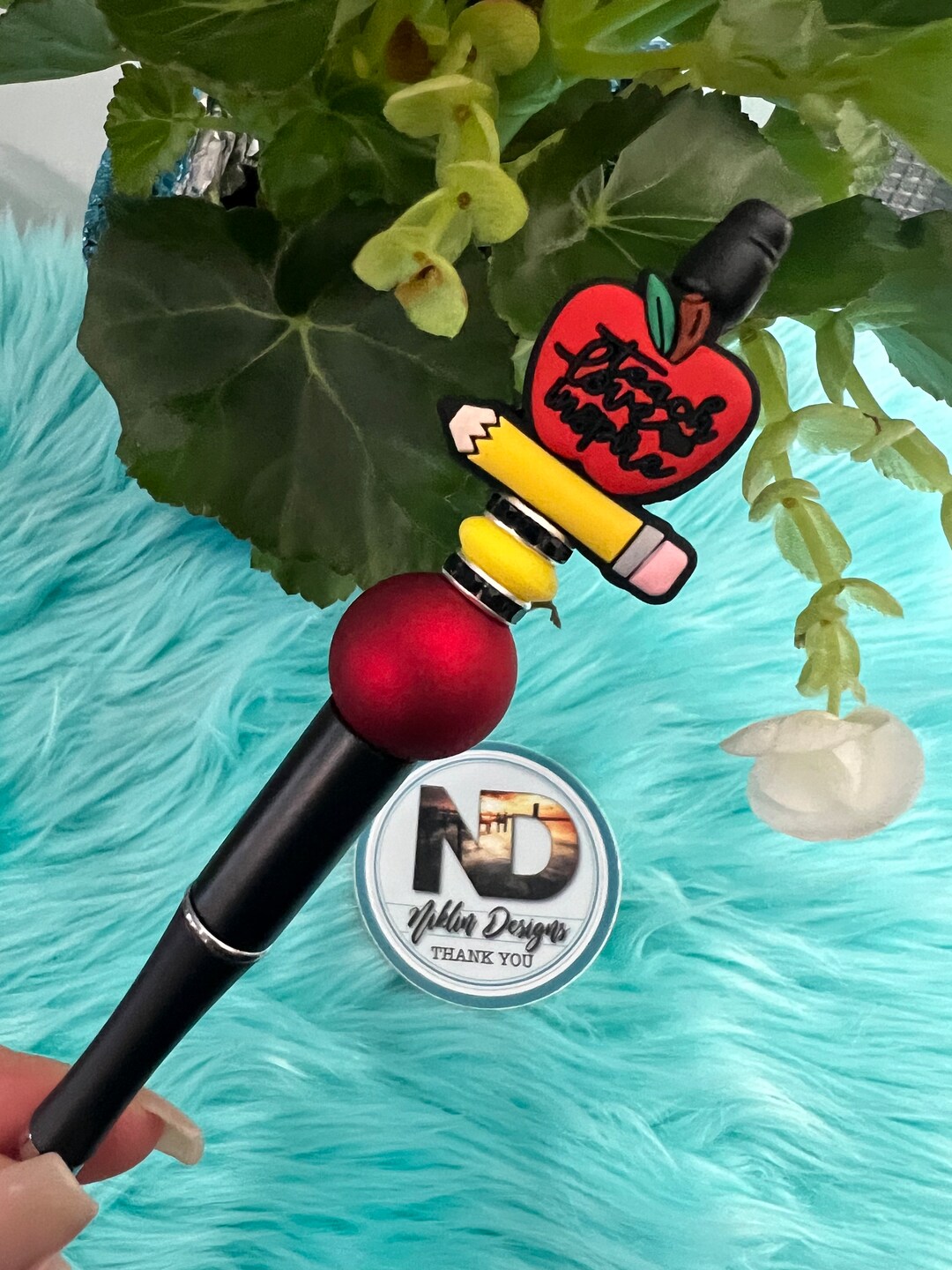 Apple Teacher Pen Teacher Nurse Pen Thank You Gift Cute Pen - Etsy