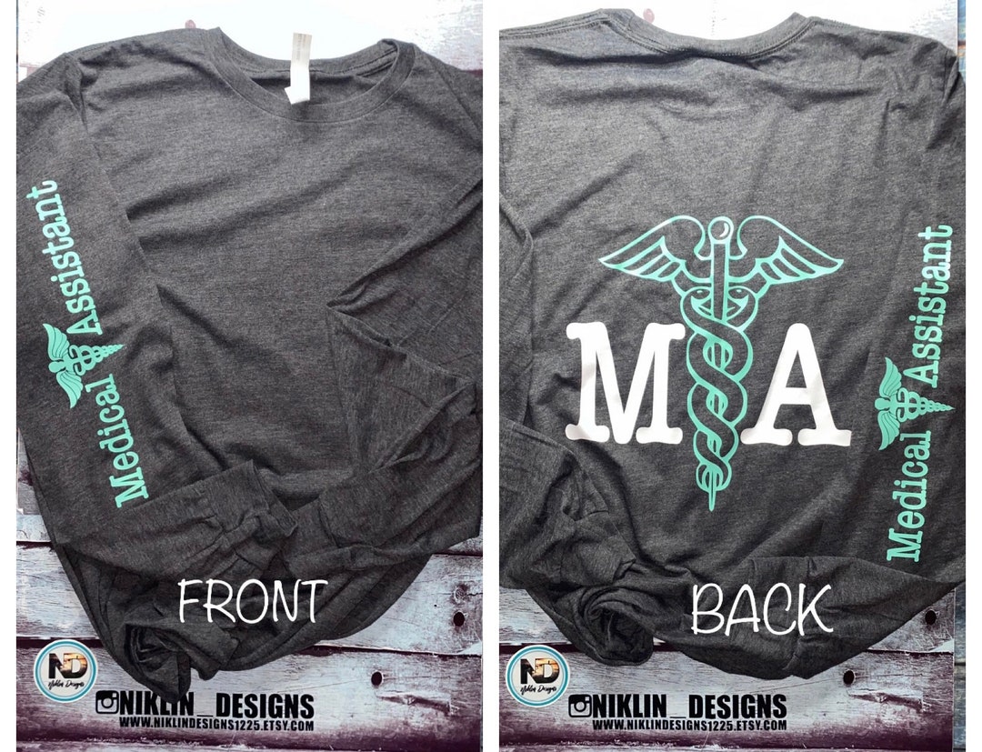 Unisex Long Sleeve Medical Assistant T-shirt | Nurse T-shirt | Medical ...