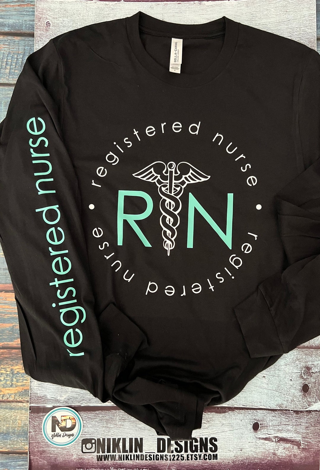 Unisex Long Sleeve Lightweight Nurse T-shirt | Nurse T-shirt | Nurse ...