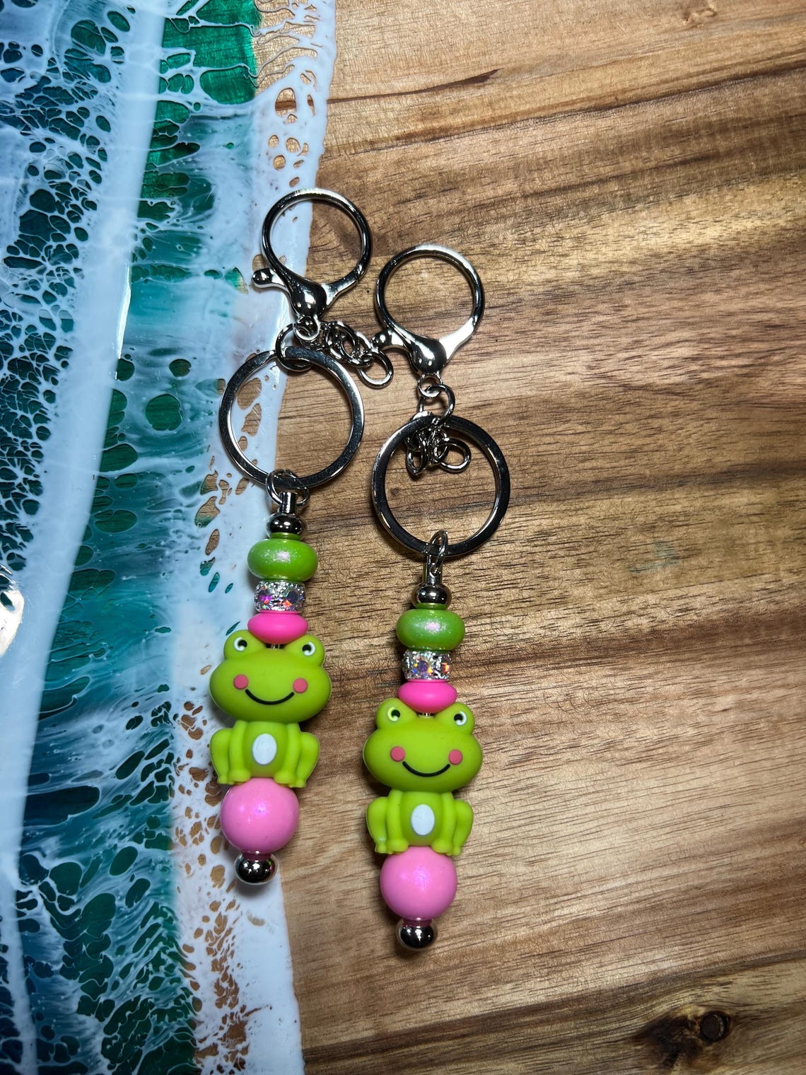 Everyday Keychain, Frog Keycha, Raccoon Keychain, Keyring, Keychain ...