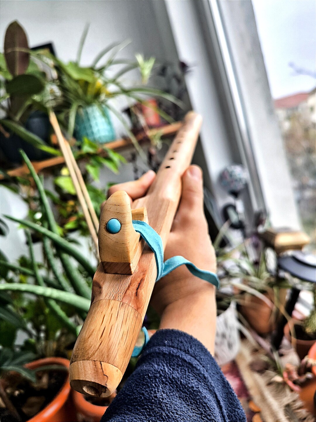 Native American Style Flute, Key of G 432hz, Loud and Clear Sound ...