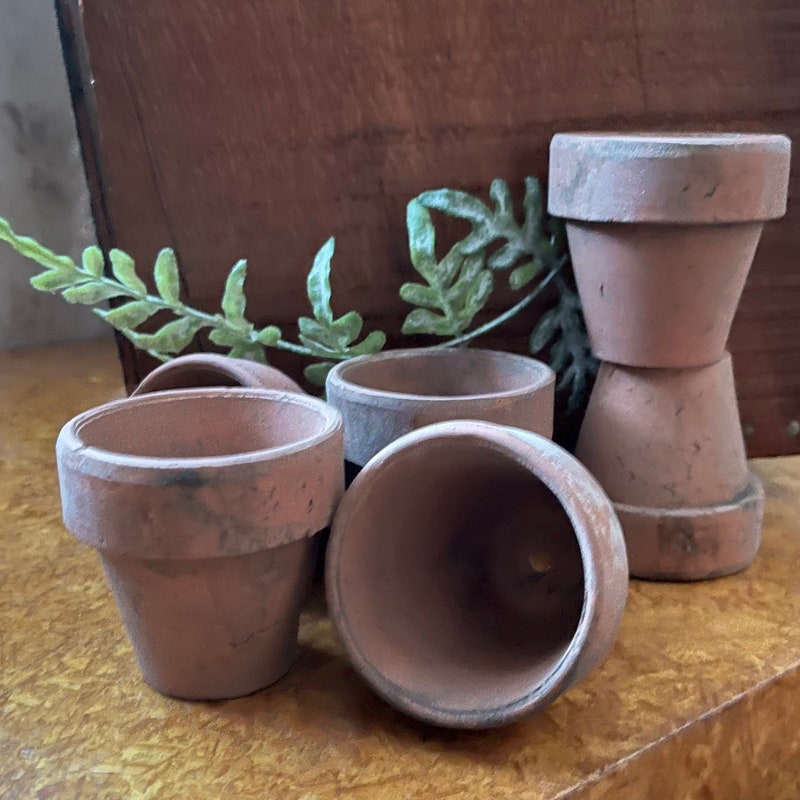 Aged Terracotta Pots - Etsy