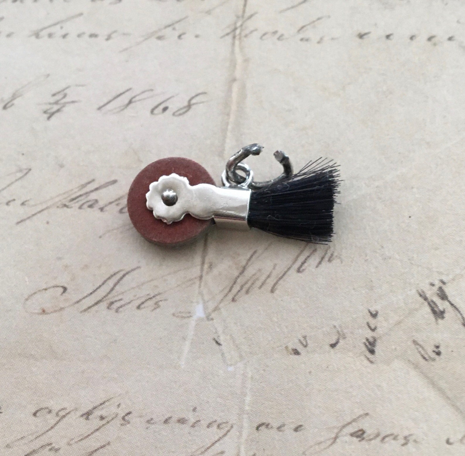 Vintage Mechanical Typewriter Eraser Charm With Miniature - Etsy