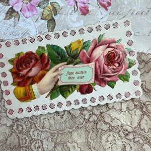 Antique Victorian Lot of Ephemera, Handwritten 1899 Letter, Floral ...