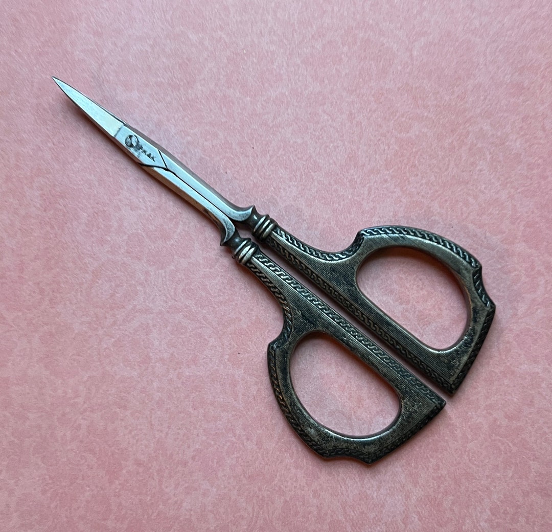 Antique Made in Germany Scissors in Silverplate With F. W. & K. Mark ...