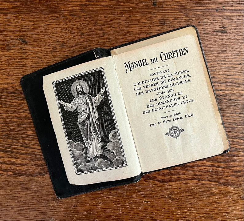Vintage My Prayer Book Manuel Du Chretien Shabby French - Etsy