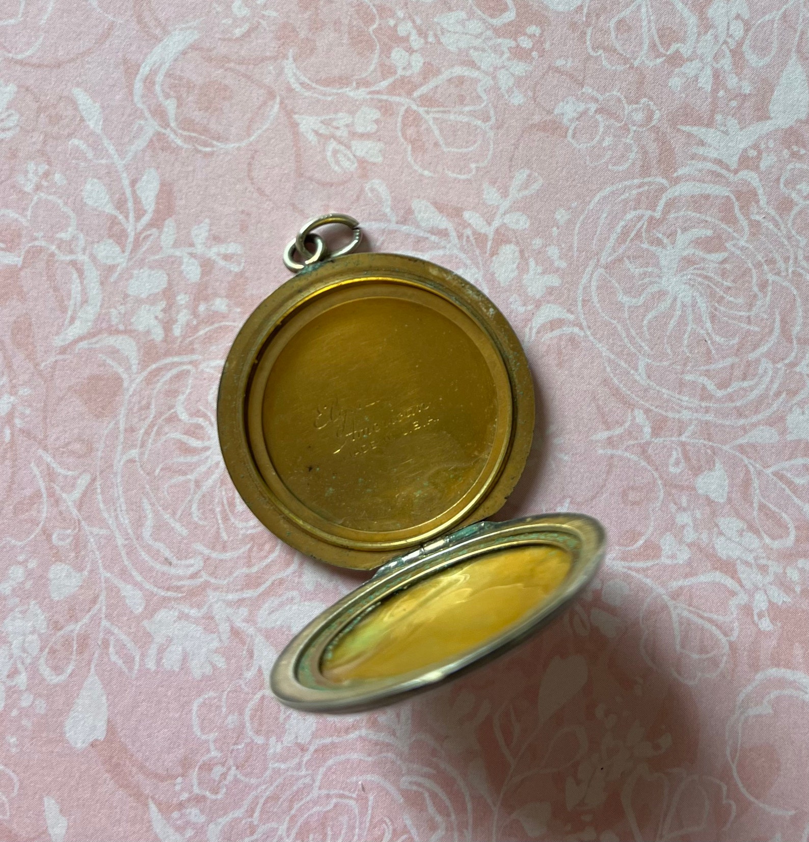 Antique Art Deco Wonderful Guilloche Enamel Locket in White - Etsy