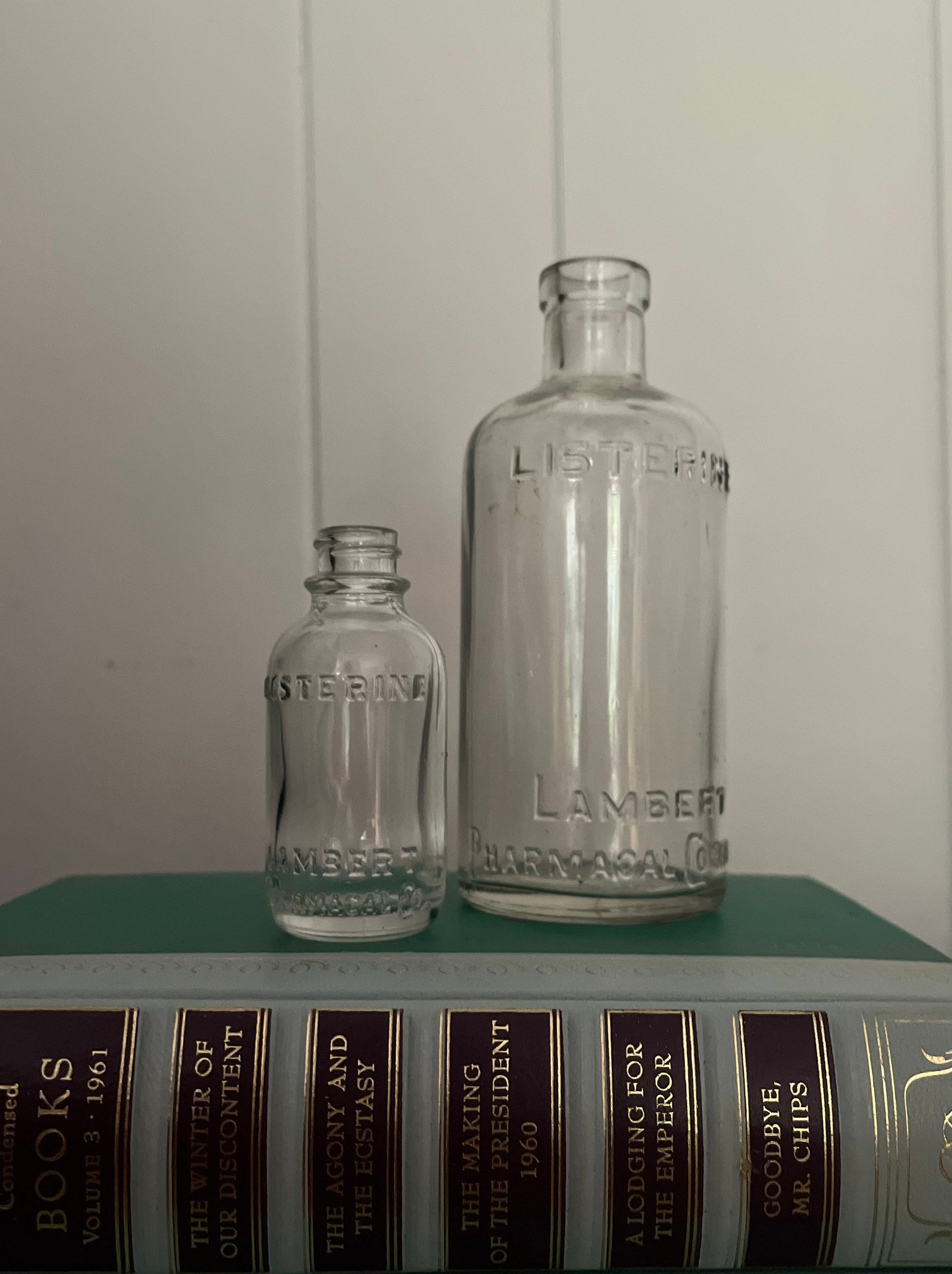 Vintage Pair of Listerine Antiseptic Apothecary Bottles - Etsy