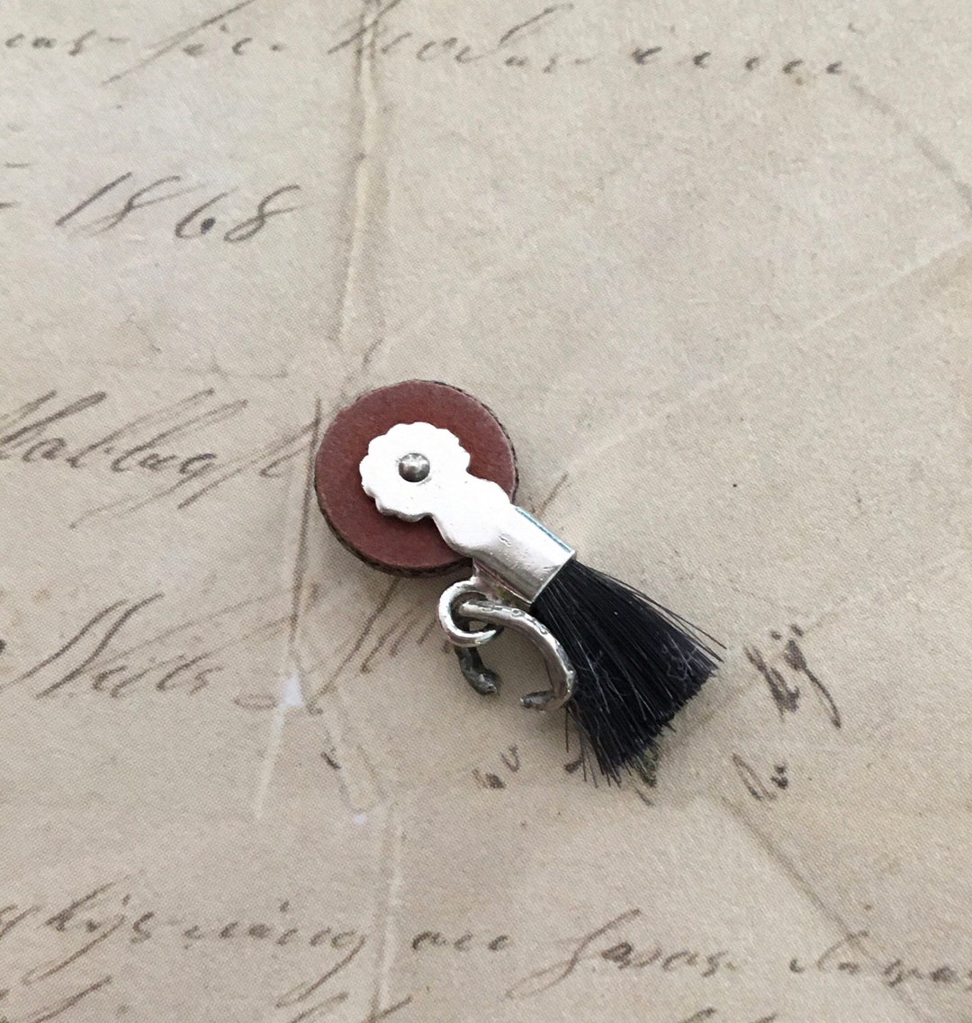 Vintage Mechanical Typewriter Eraser Charm With Miniature Brush ...