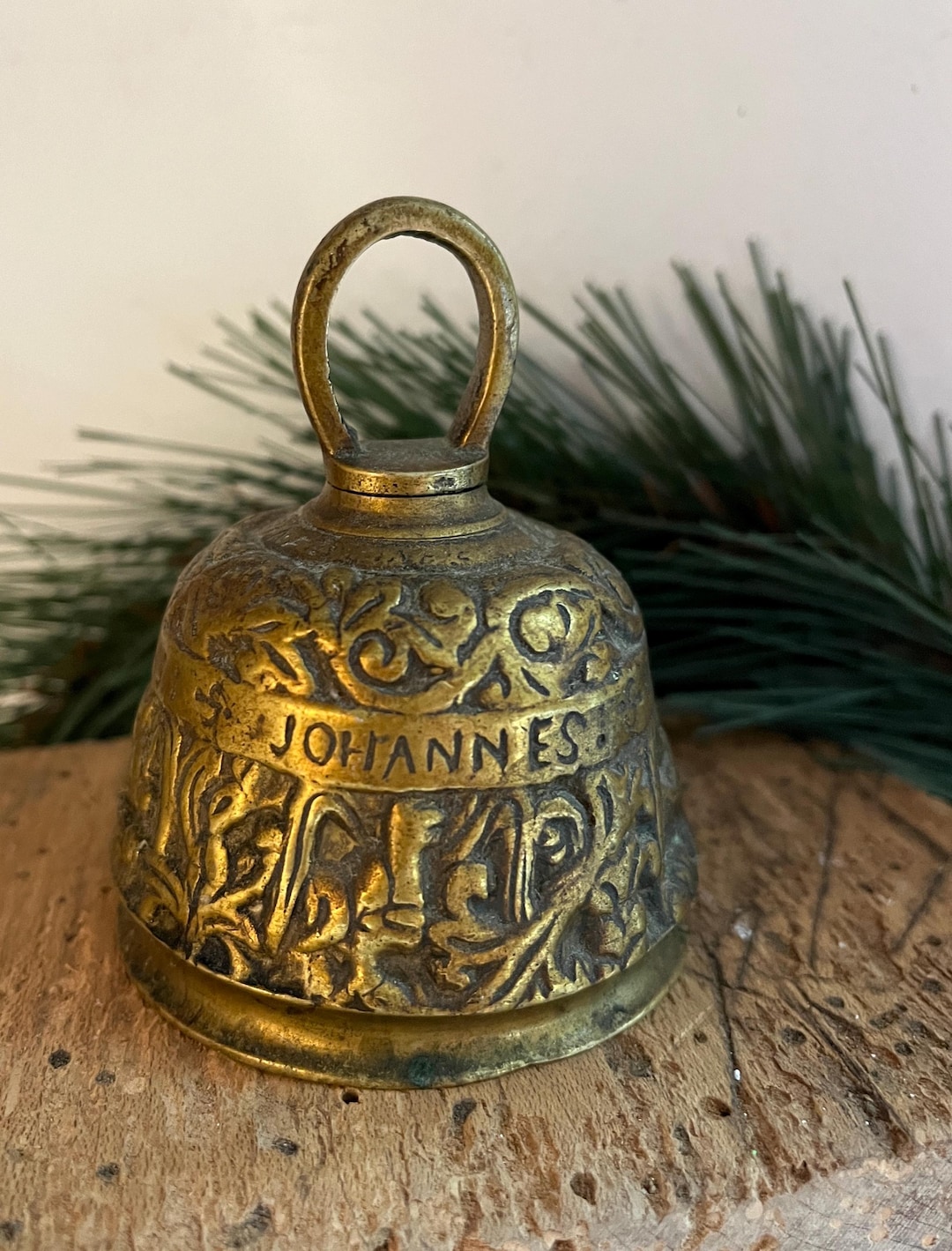 Vintage Christian Brass Sanctuary Bell Keepsake S Johannes, Matheus ...