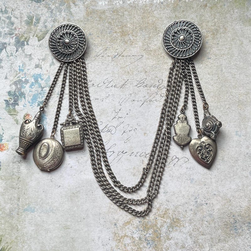 Chatelaine Chain - Etsy