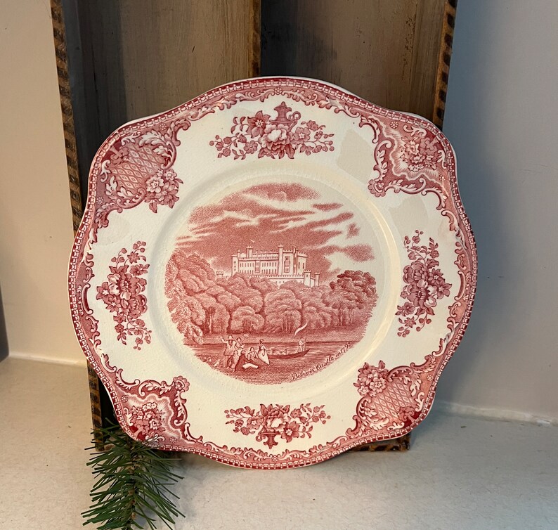 Vintage Johnson Brothers England Pink Ironstone Transferware - Etsy