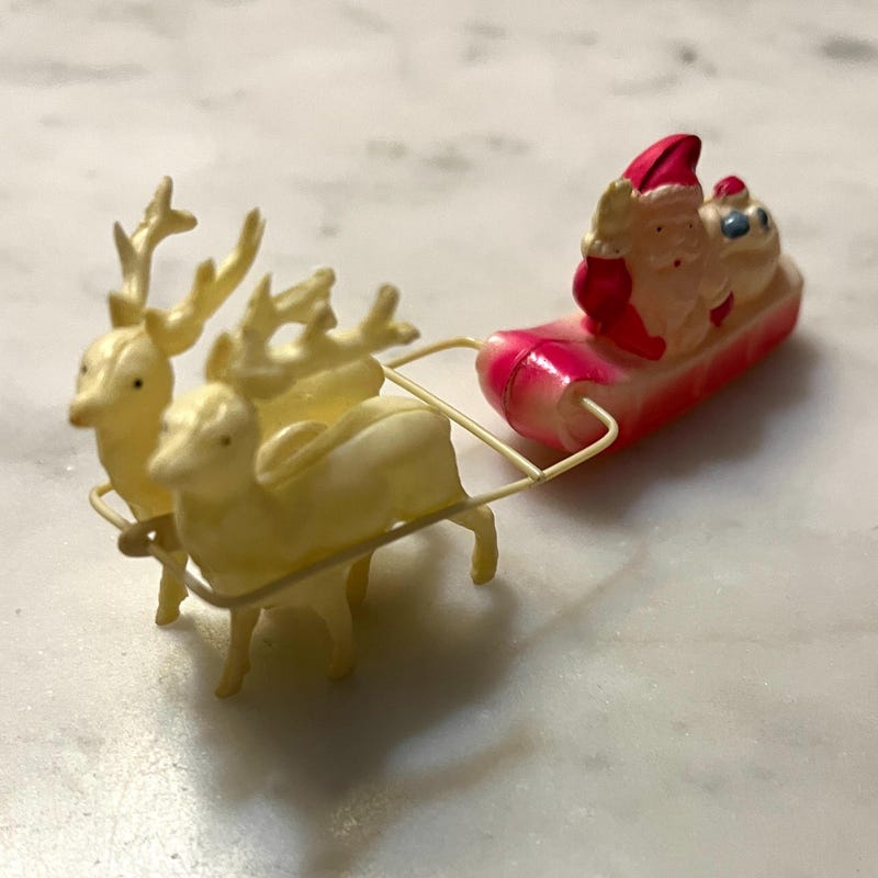 Celluloid Christmas Santa - Etsy