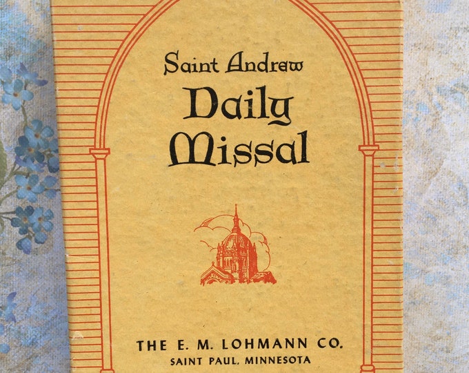 Vintage Saint Andrew Daily Missal by Dom Gaspar Lefebvre OSB of the ...