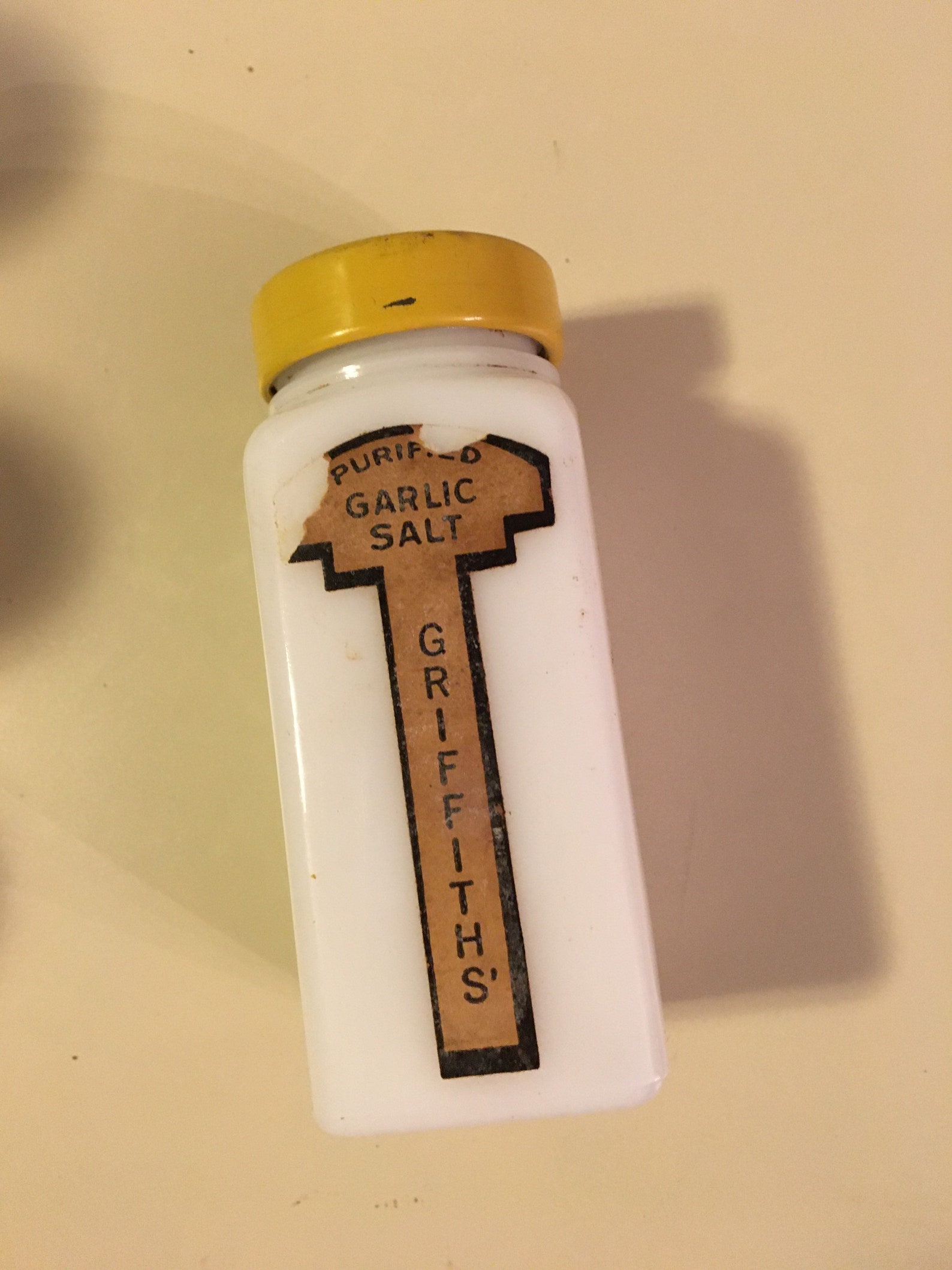 Vintage Griffith Laboratories Milk Glass Spice Jars Set Sunny - Etsy