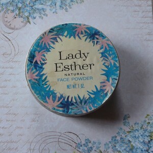 Vintage Lady Esther Natural Face Powder Cardboard Box With | Etsy