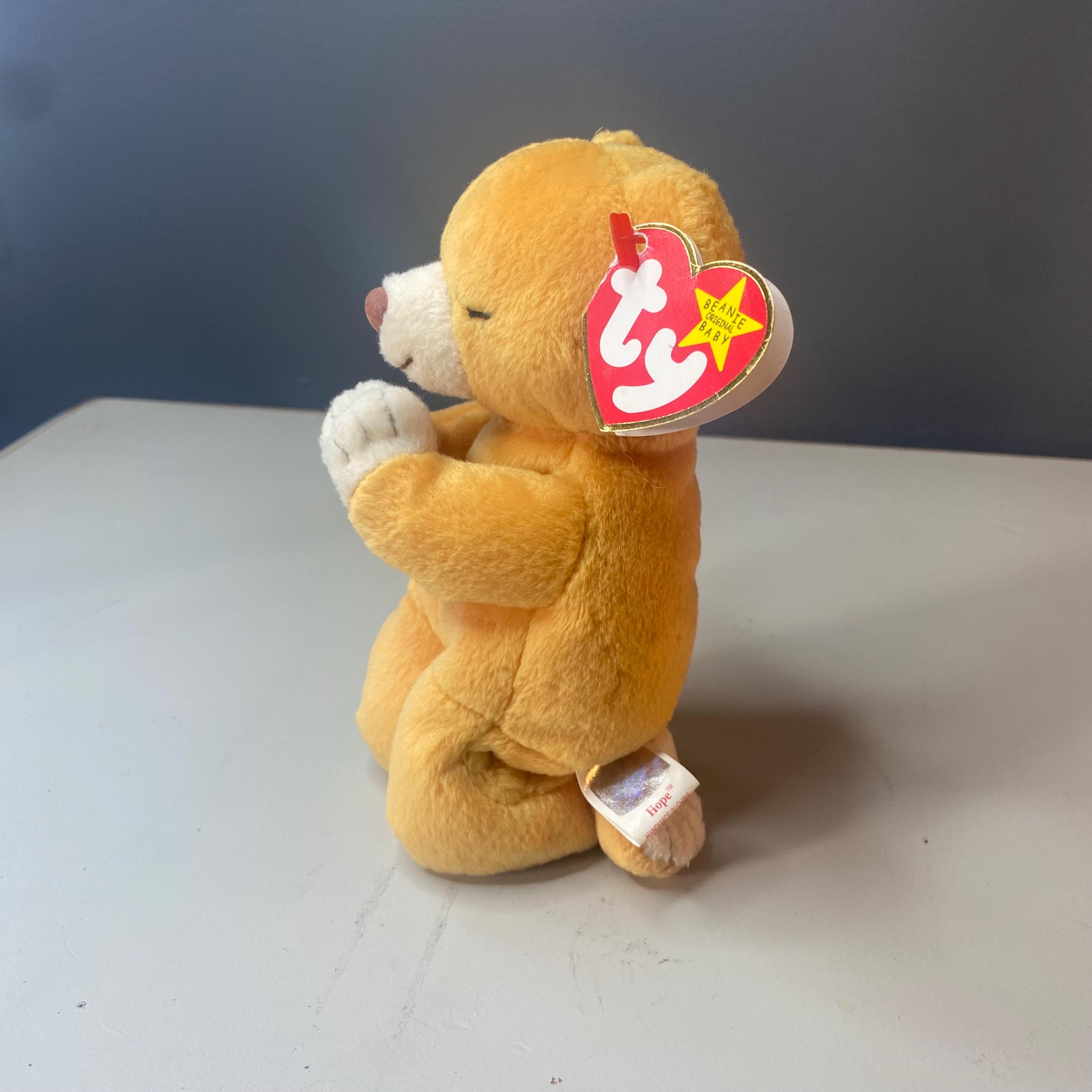 Rare Vintage Hope Praying Beanie Baby Plush 1998 Birthdate Excellent ...